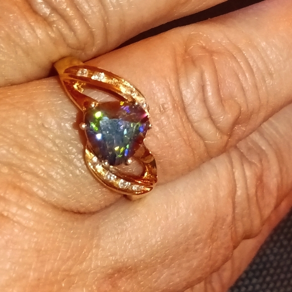 925 Sterling Silver | Jewelry | 925 Rainbow Quartz Ring | Poshmark